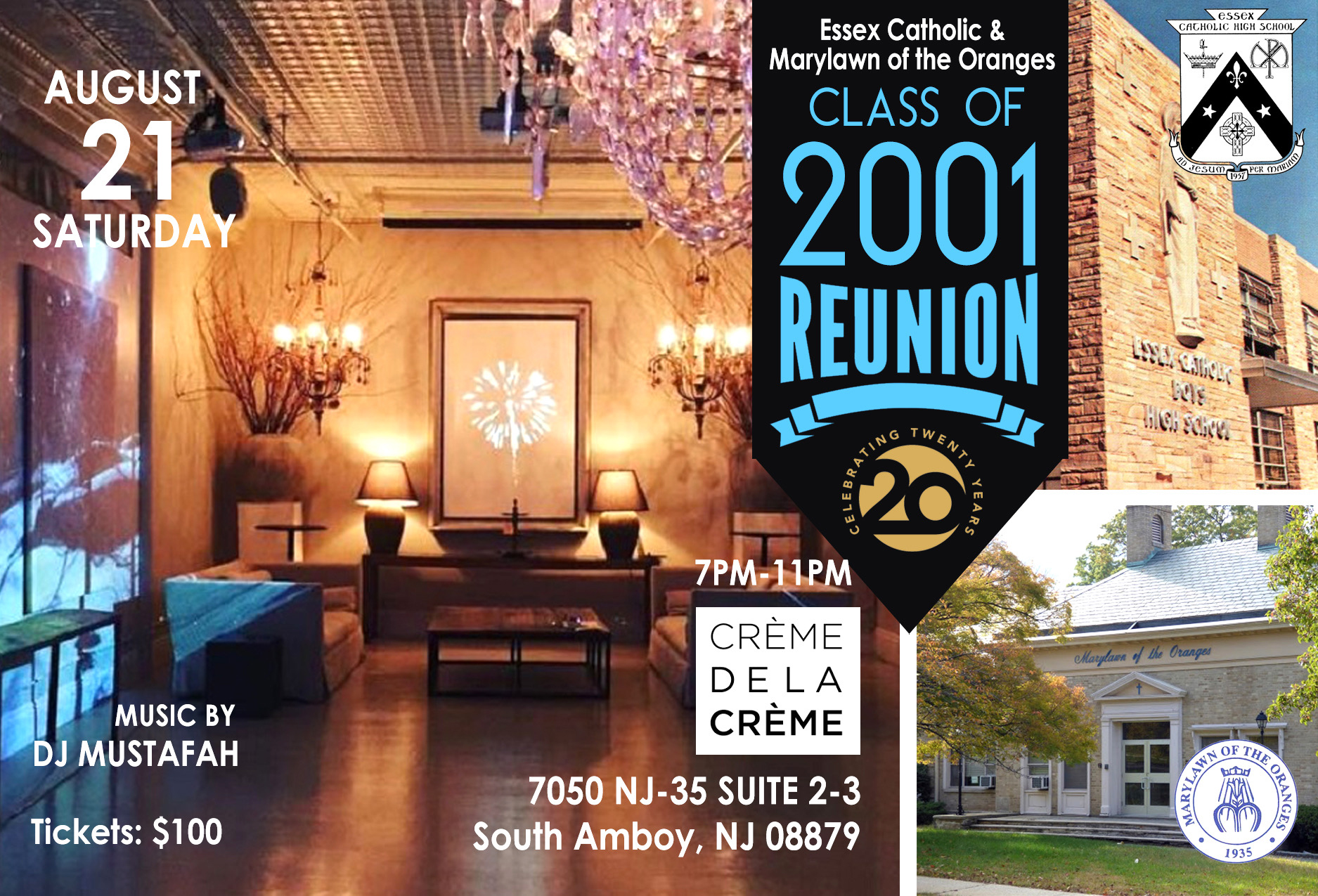 Class of 2001 20th Reunion, with Marylawn of the Oranges Class of ’01 ...